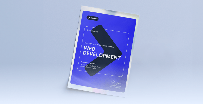 Master Web Development Part-Time Online | Diventa developer