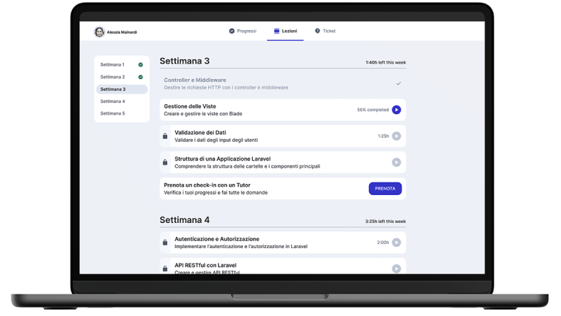 Master Web Development Full-Time Online | Diventa developer