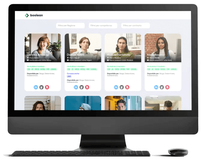 Boolean | Assumi professionisti tech di talento